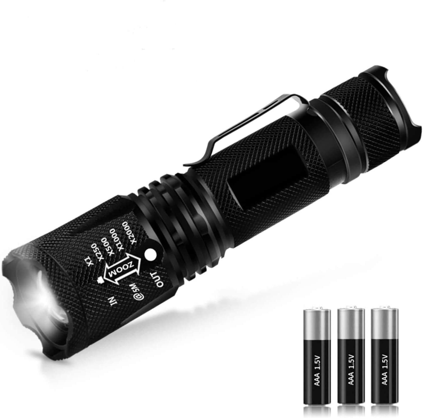 2 in 1 Tactical Flashlight