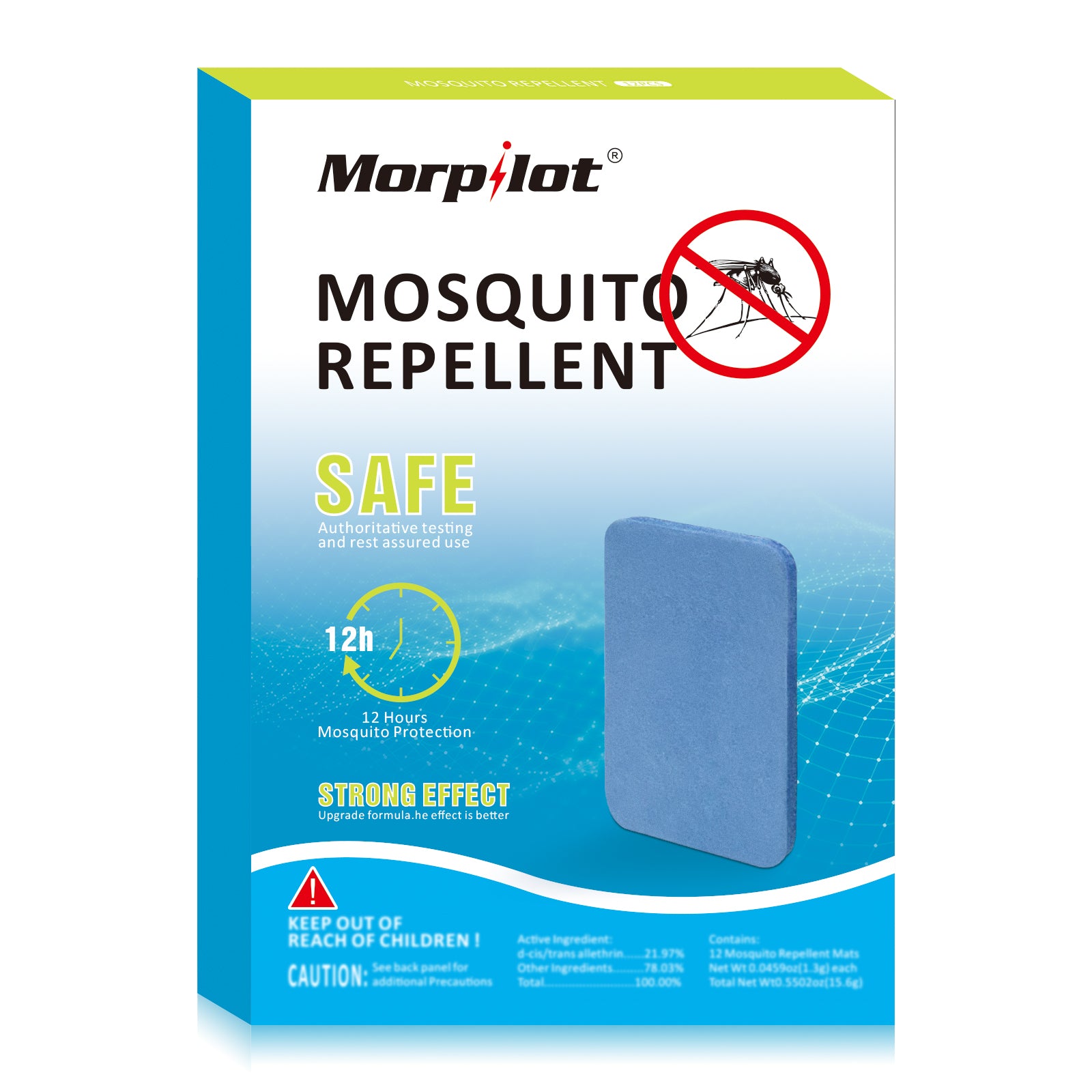 Morpilot Rechargeable Mosquito Repeller -12 Pcs - Morpilot